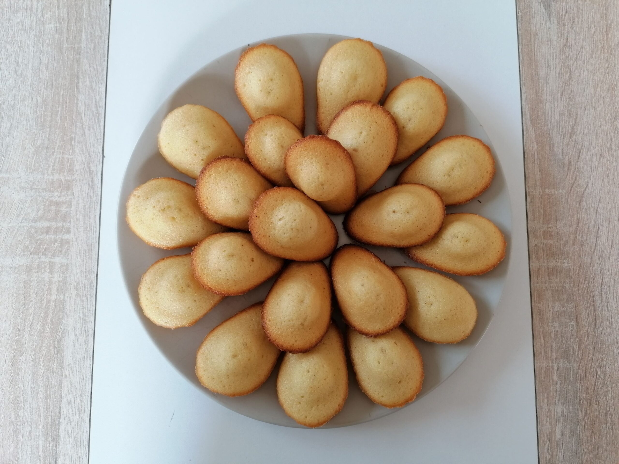 Les madeleines vanillées - La petite Colin